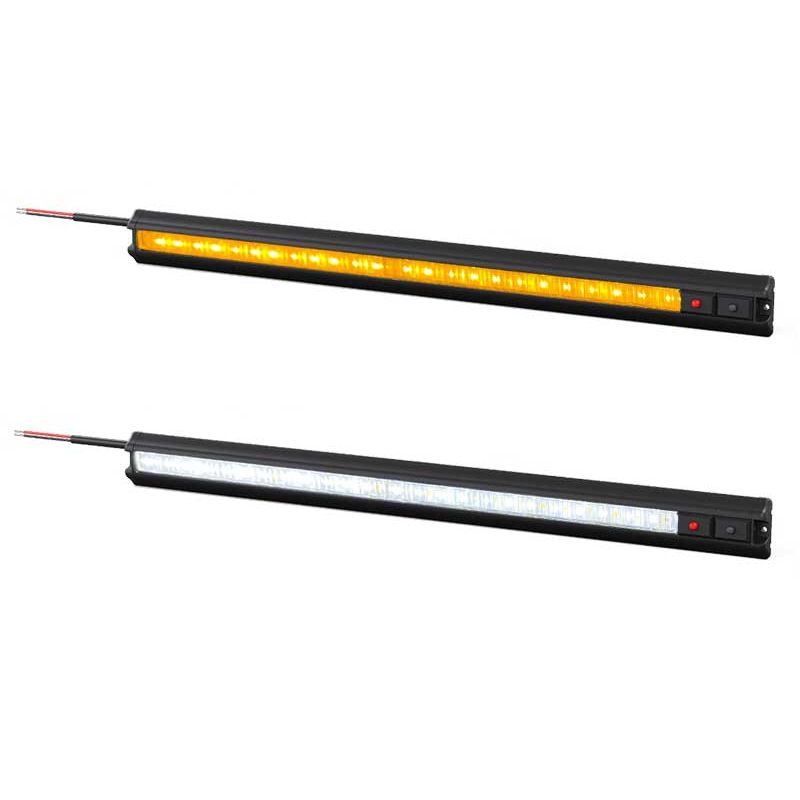 JAS Oceania | 20" Dual Colour LED Strip Light Amber / White with Switch ...